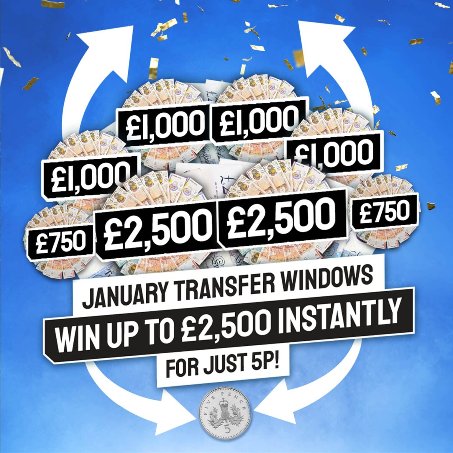 January Transfer Window! Win a share of £20,000 Tax Free Cash ...