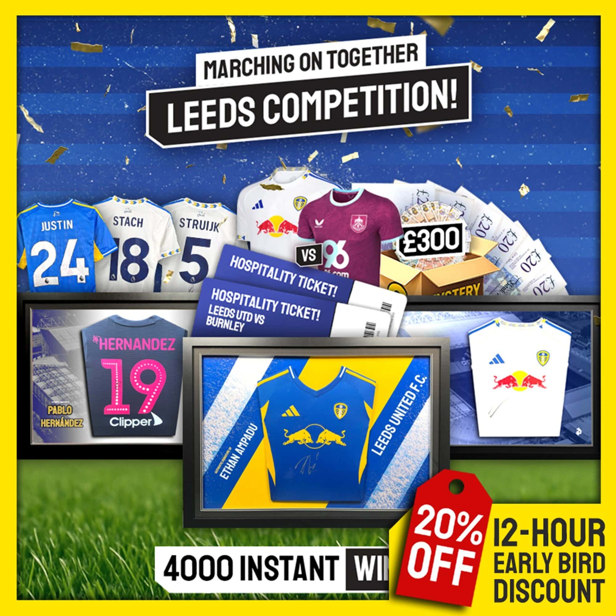 HUGE Leeds Utd Competition! Win this Ethan Ampadu Signed & Custom LED ...