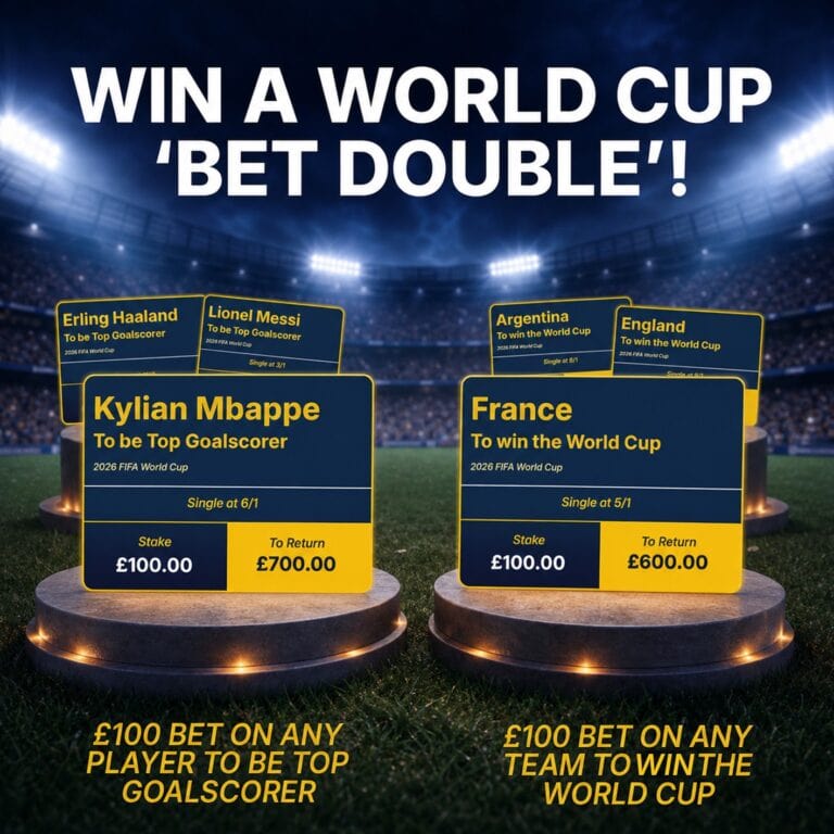 Win a £200 World Cup 'Bet Double'! - Football Prizes
